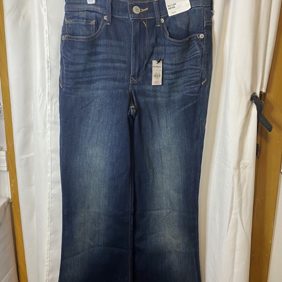 Express | Jeans | Express Blue Jeans Size O And Bell Flare High Rise ...